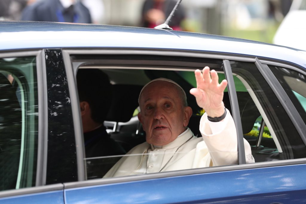 Crosscare take delivery of Pope's car, registration 182-D-9093 ...